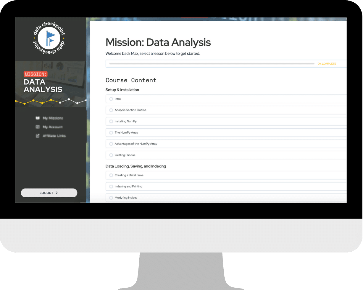 Data Checkpoint